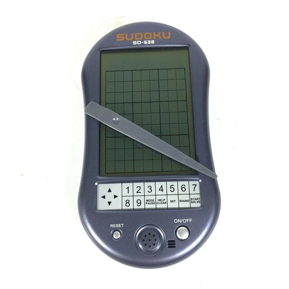 Sudoku | Video Games & Consoles | Sudoku Sd638 Deluxe Electronic Hand Held Game Touch Screen ...